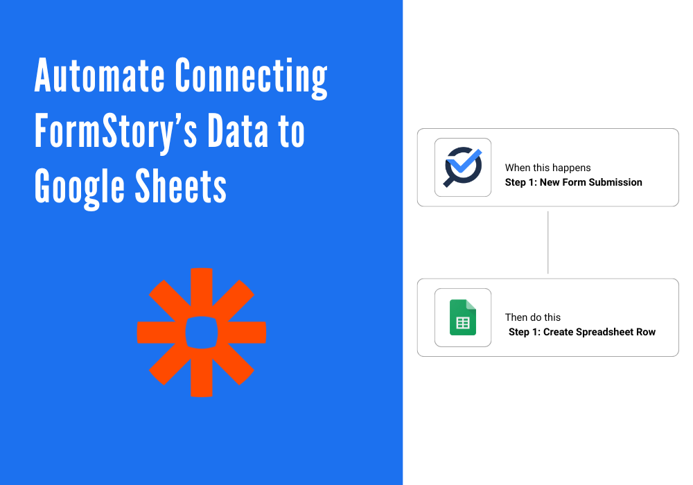 Connect FormStory to Google Sheets via Zapier